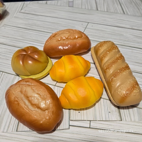 Source Unknown | Toys | Faux Fake Toy Bread Set Realistic Play Food ...